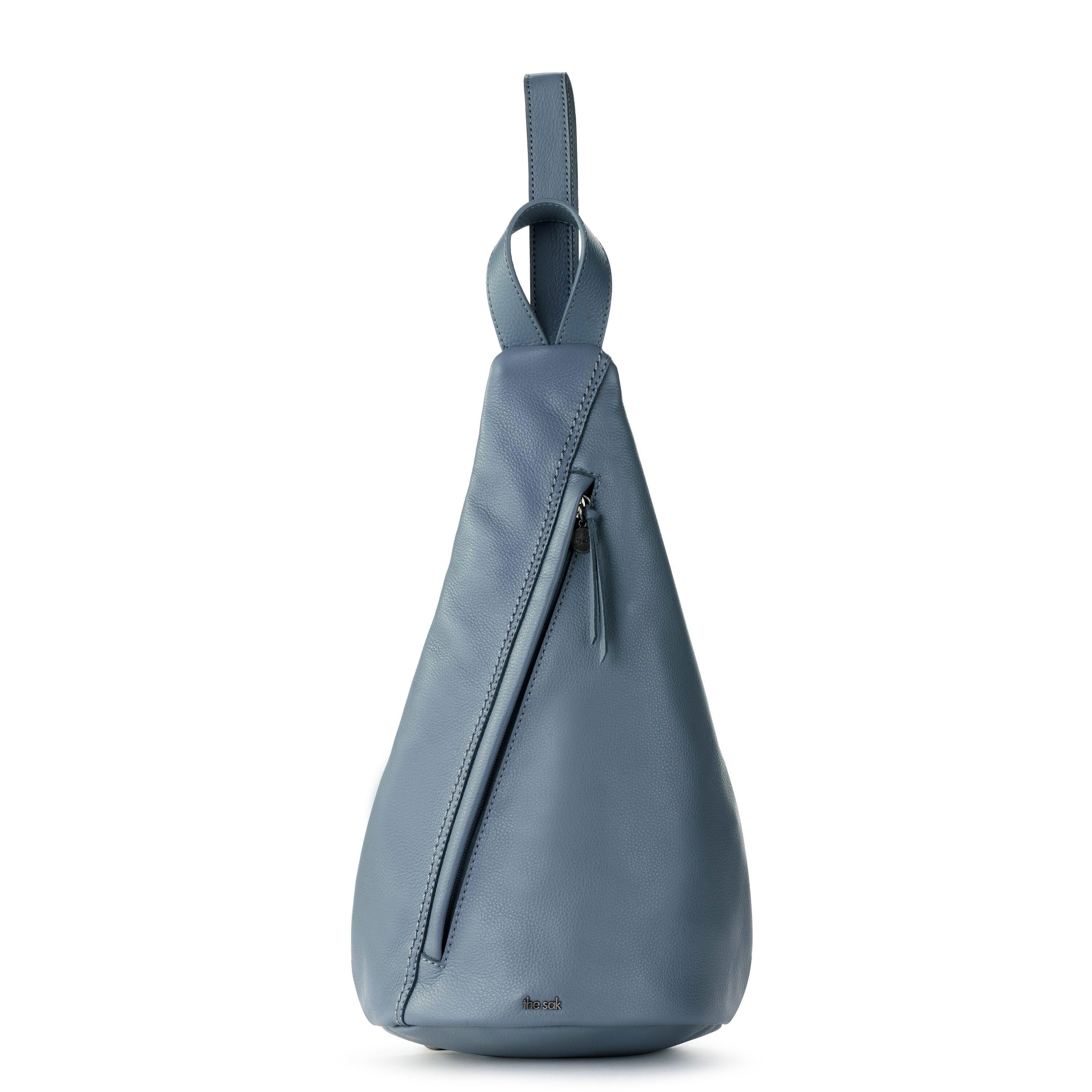 Geo Sling Backpack - Leather - Maritime – Giftify by Shopify